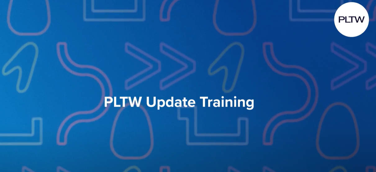 How do I find PLTW Update Training?